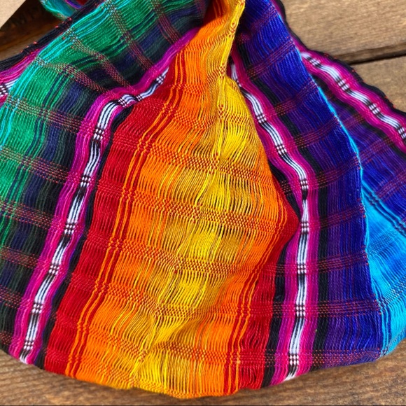 fire monkey | Accessories | Artisanal Mayan Ethnic Wide Scarf Head ...